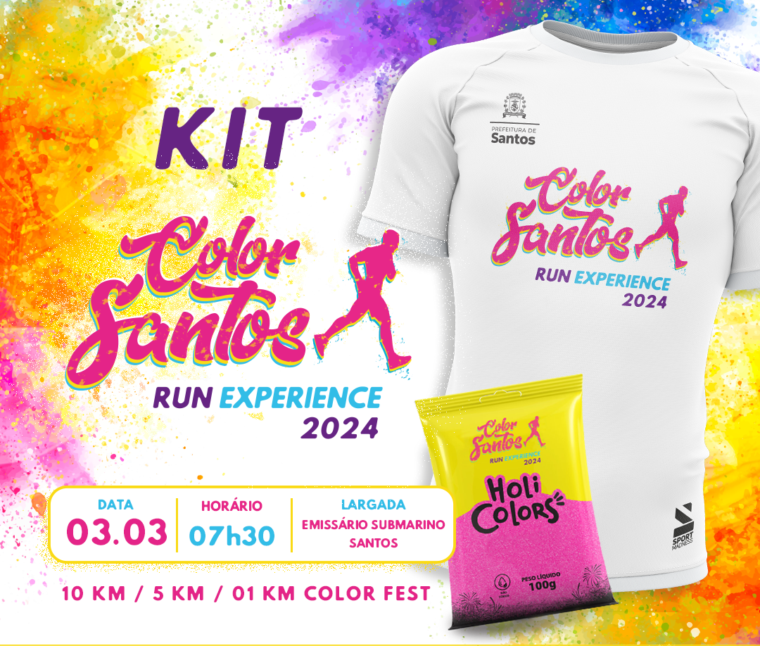 COLOR SANTOS RUN EXPERIENCE 2024 - SANTOS | Inscrições Xtreme